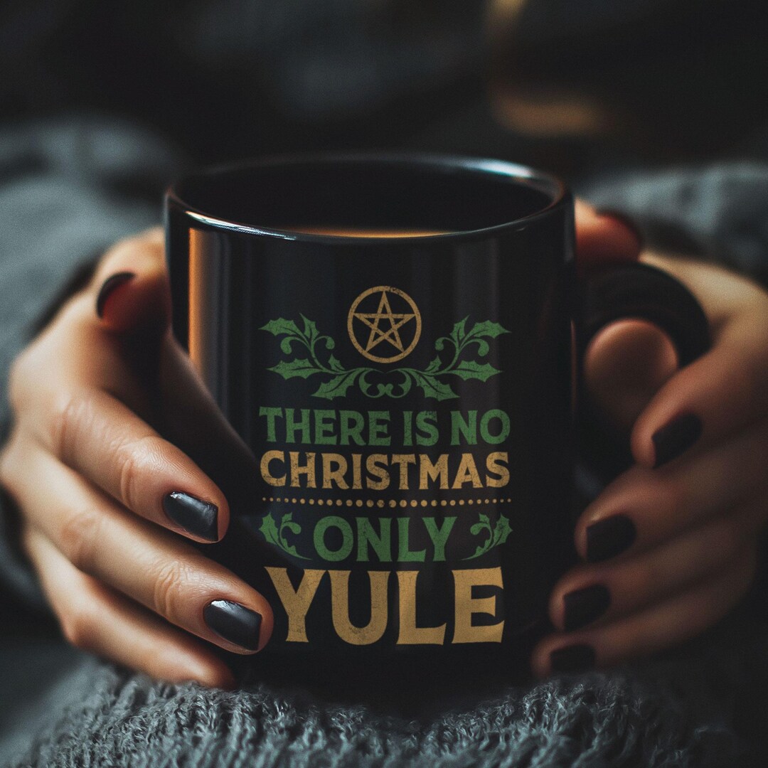 Witchy Yule Coffee Mug, Pagan Winter Solstice Cup - Etsy