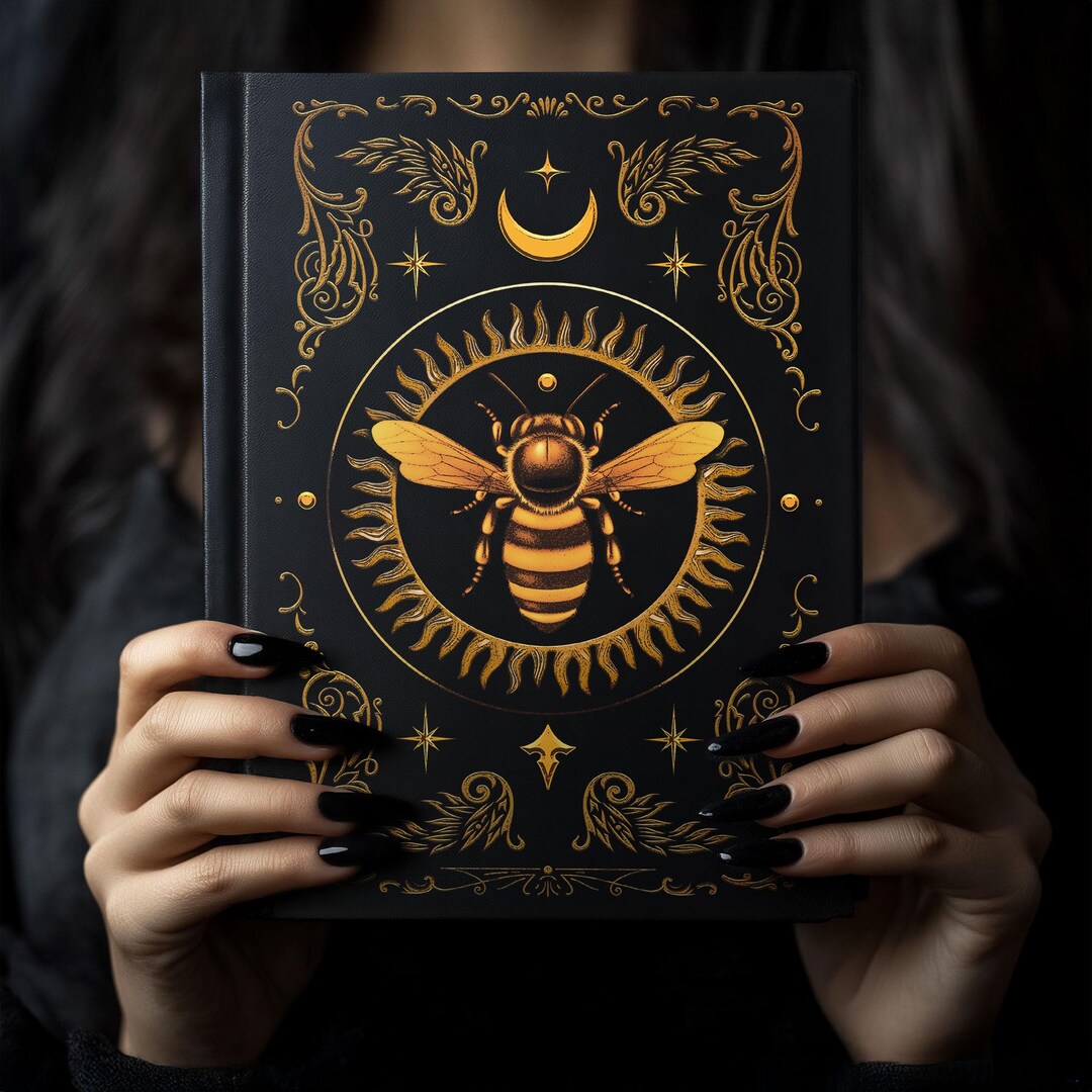 Gold Honey Bee Gothic Journal: Dark Academia Book of Shadows - Etsy