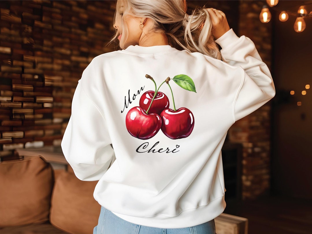 Mon Cheri Cherries PNG: French-inspired Graphic (digital Download ...