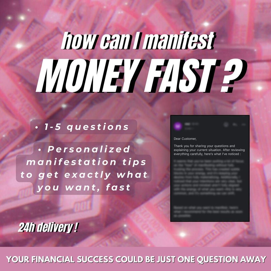 How to Manifest Money Fast Law of Attraction Coaching Manifestation ...