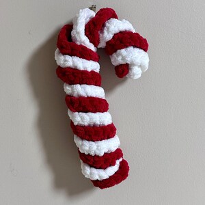 Hand Made Candy Cane Swirl Decoration Set of 2 - Etsy