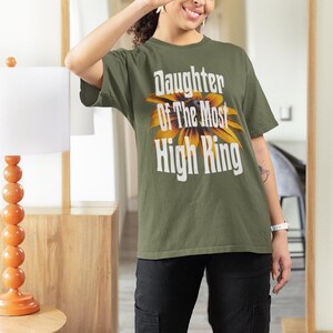 Daughter of the Most High King Heavy Cotton Tee, Spiritual, Faith ...