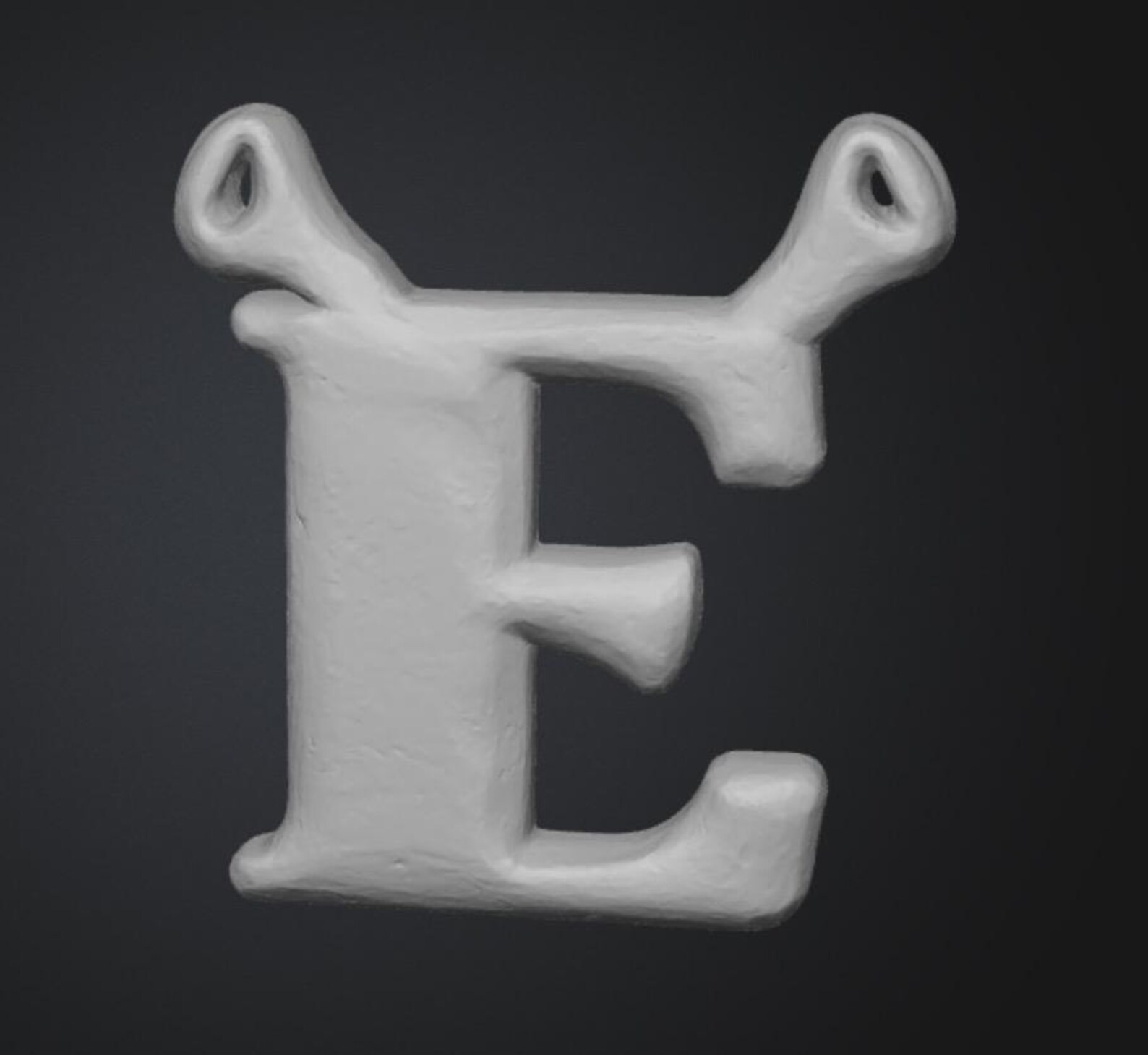 Shrek Letter E 3D Printer STL File—decor, Charm, Ornament - Etsy