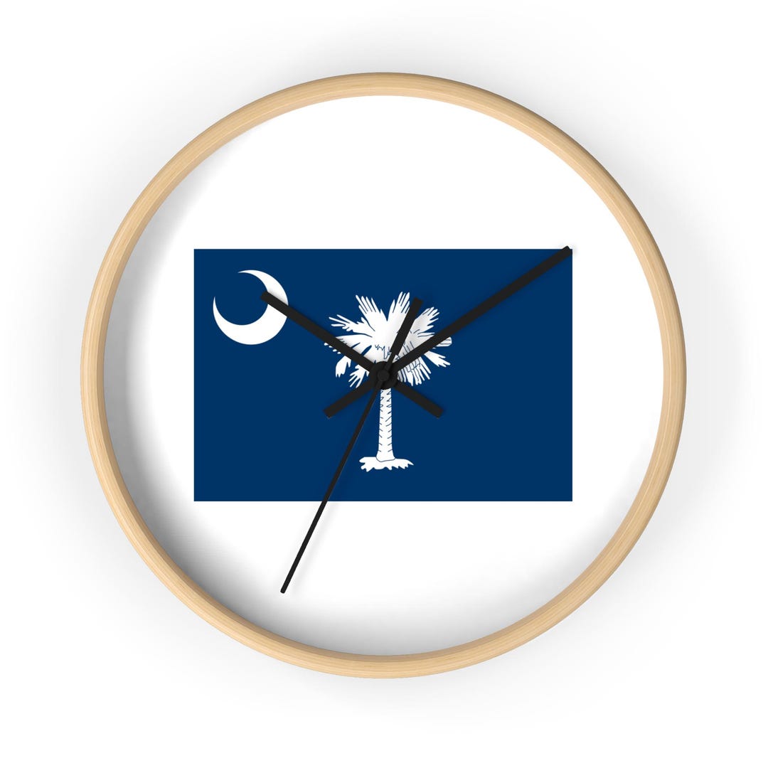 South Carolina Wall Clock - Etsy