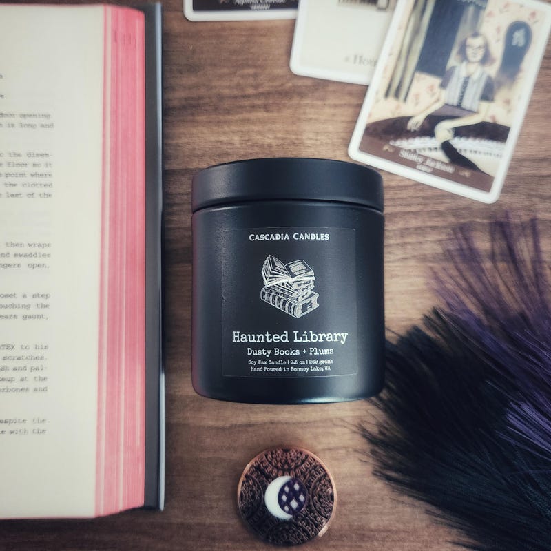 Library Candle - Etsy