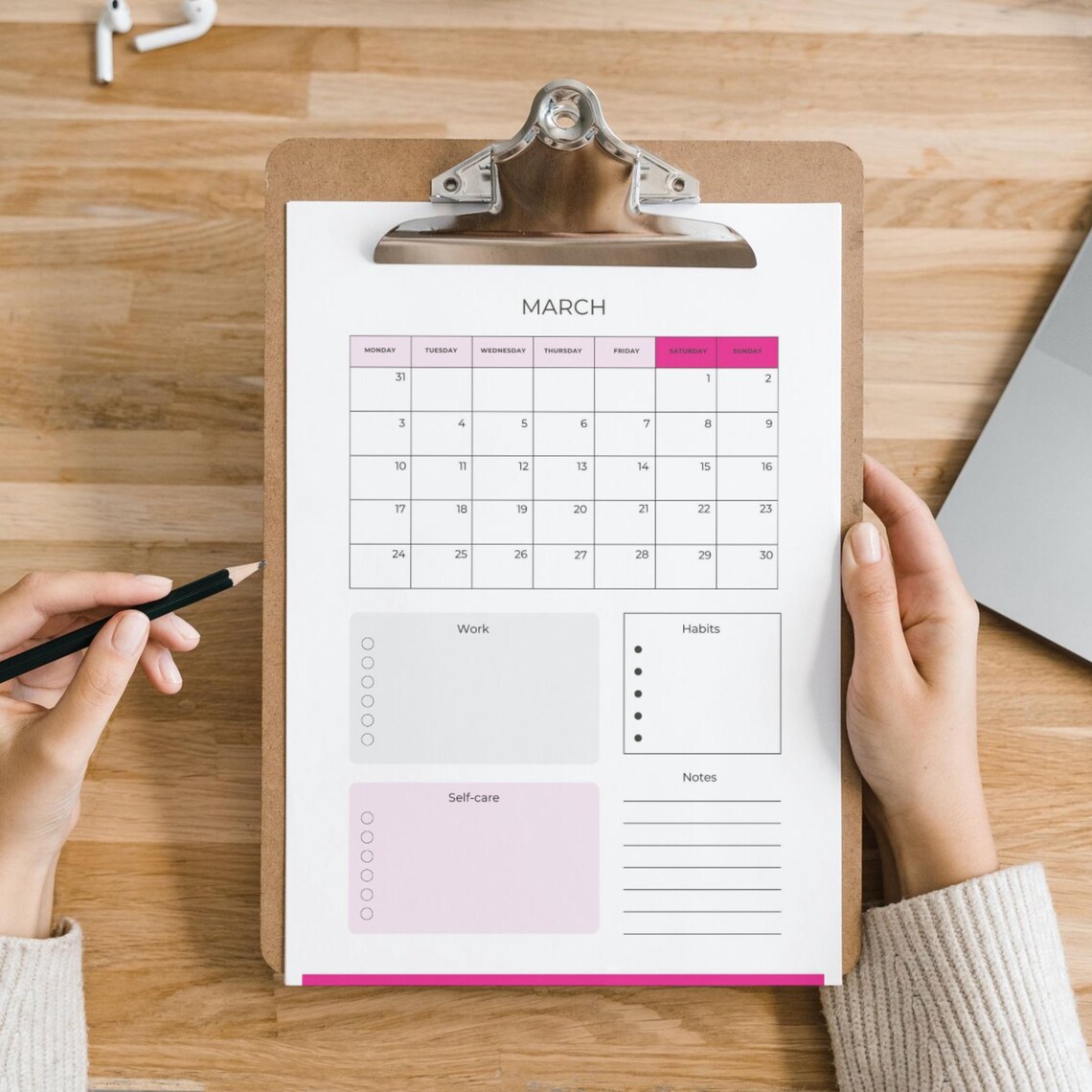 Printable and Editable Cowgirl Pink 2025 Planner - Etsy