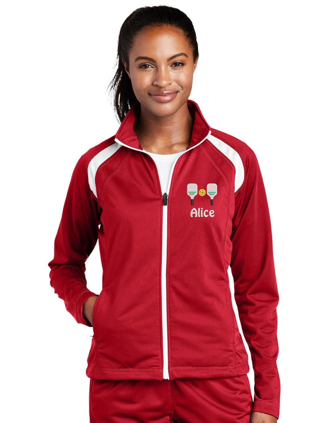 Women's Pickleball Jacket Personalized for Her Pickleball Player Custom ...