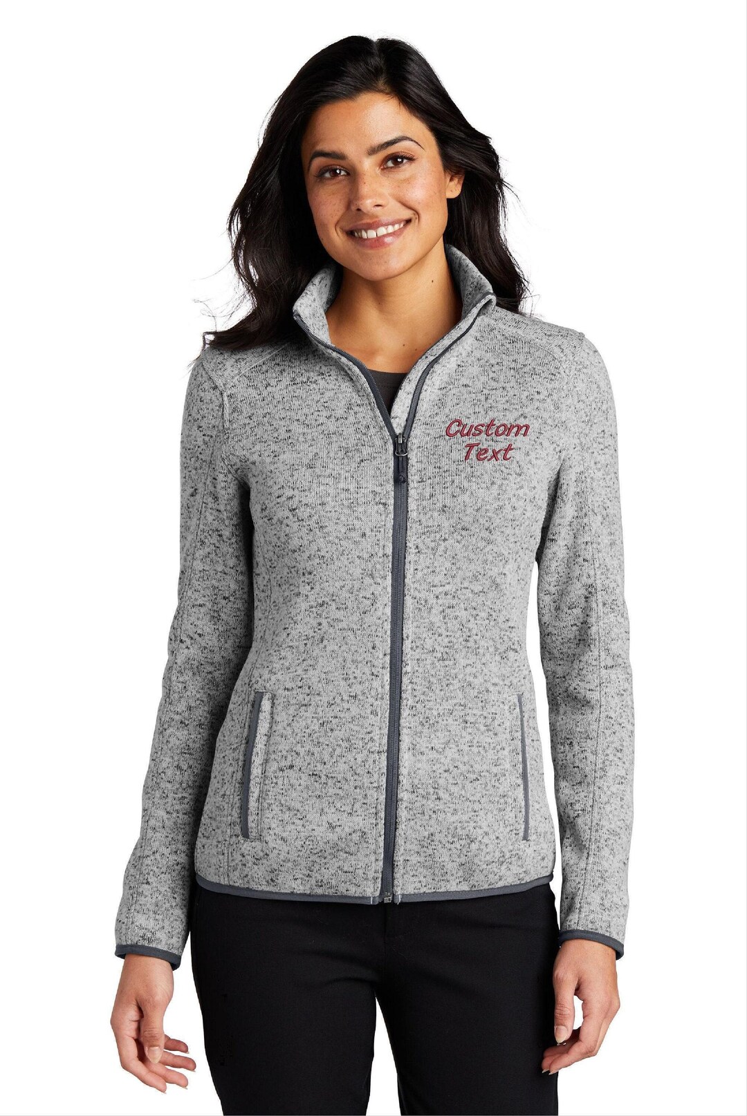 Custom Embroidered Sweater Men's or Women's Personalized Jacket With ...