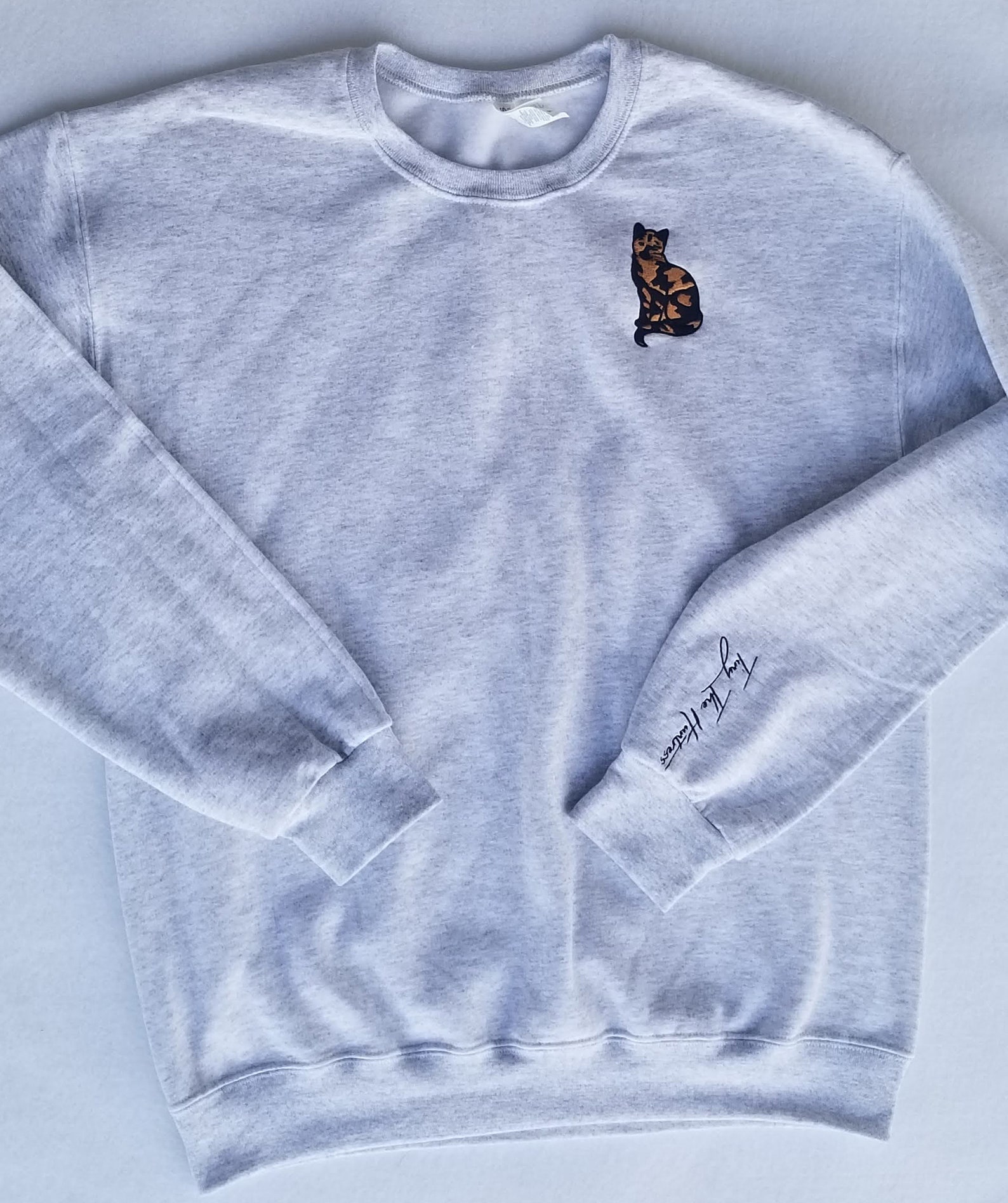 Embroidered Arm Cuff Sweatshirt Add On - Etsy