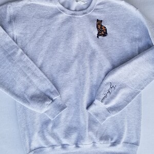 Embroidered Arm Cuff Sweatshirt Add On - Etsy