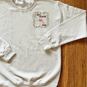 Custom Embroidery Logo Sweatshirt Personalized Logo No Minimum - Etsy