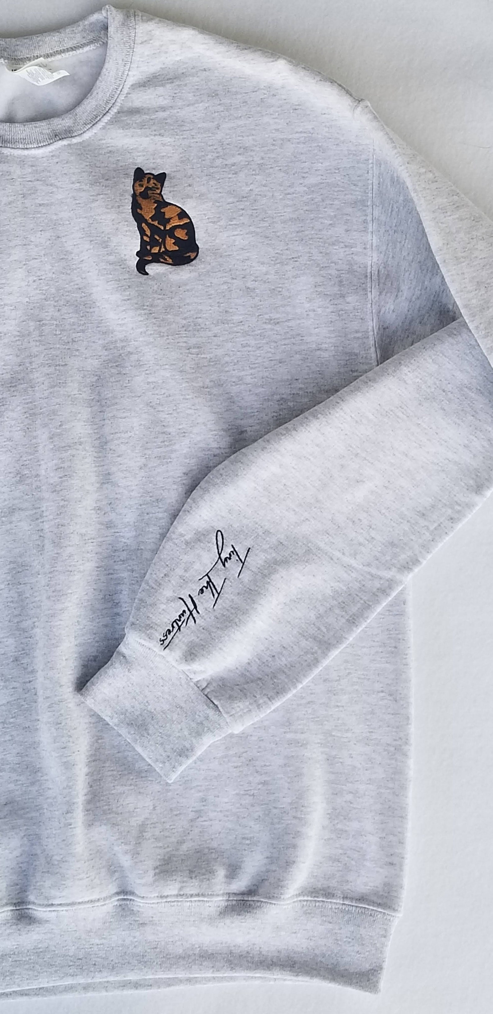 Embroidered Arm Cuff Sweatshirt Add On - Etsy