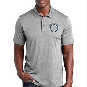 Custom Logo Polo Shirt for Men Embroidered Business Company Logo Top No ...