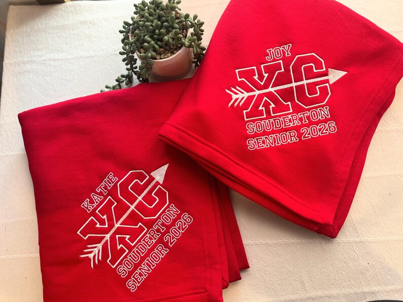 Custom Cross Country XC Stadium Blanket Team Spirit Gear Game Day ...