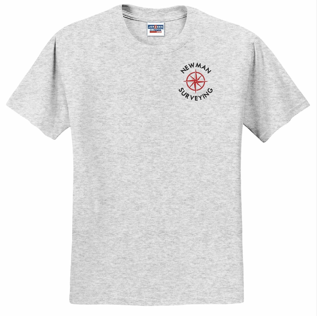 Custom Embroidered Logo T-shirt Custom Embroidery for Men and Women ...