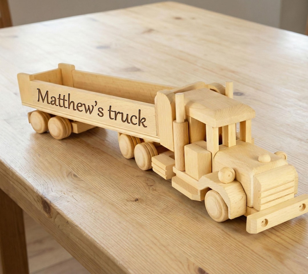 Personalized Wooden Truck Toy – Natural & Eco-friendly Gift - Etsy ...