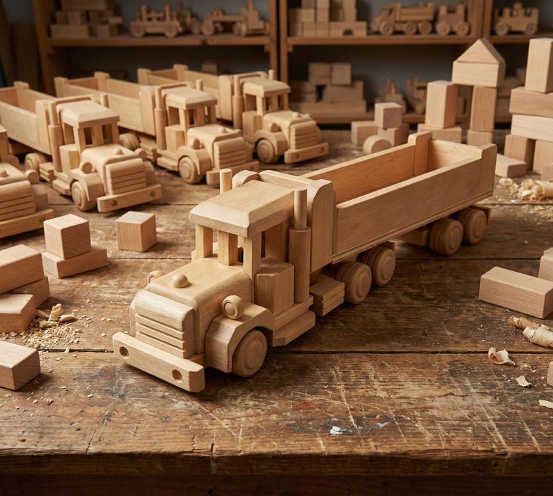 Personalized Wooden Truck Toy – Natural & Eco-friendly Gift - Etsy ...