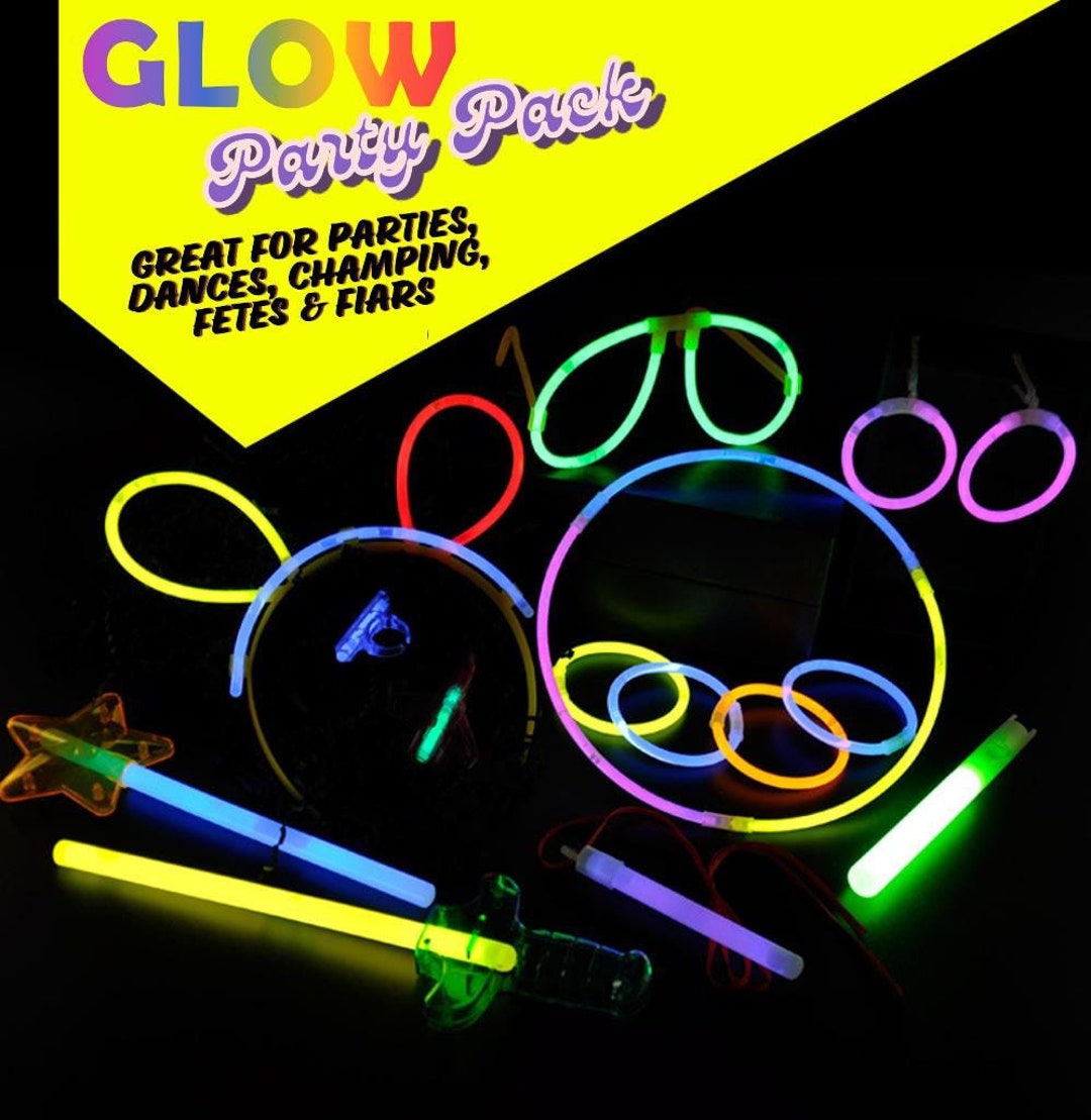 Glow in the Dark Party Pack for Kids | Fun Party Set | Night Dance ...