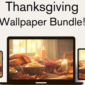 Thanksgiving Desktop Wallpaper Bundle | Cozy Fall Aesthetic | 16:9 ...
