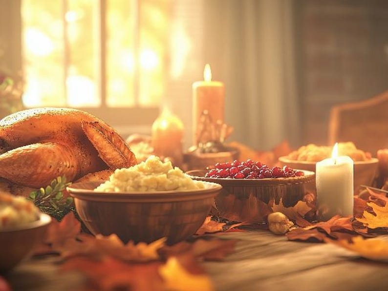 Thanksgiving Desktop Wallpaper Bundle | Cozy Fall Aesthetic | 16:9 ...