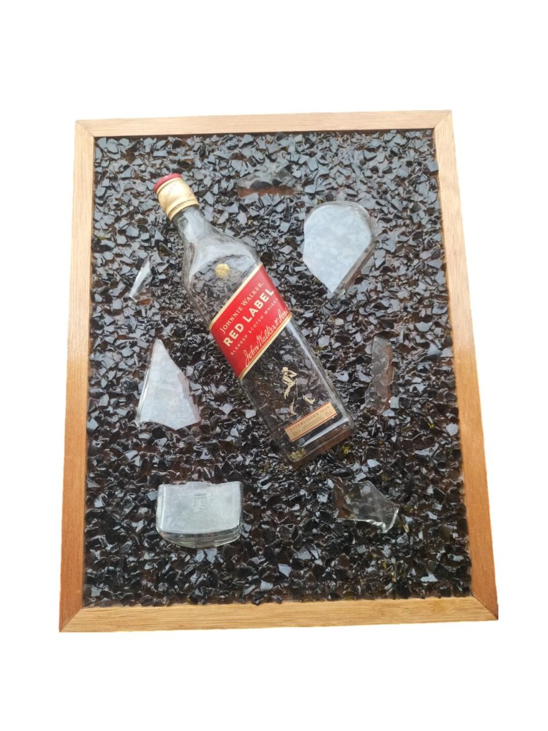 Red Label Blended Scotch Wisky Johnnie Walker Rustic Box | Rustic Chart ...