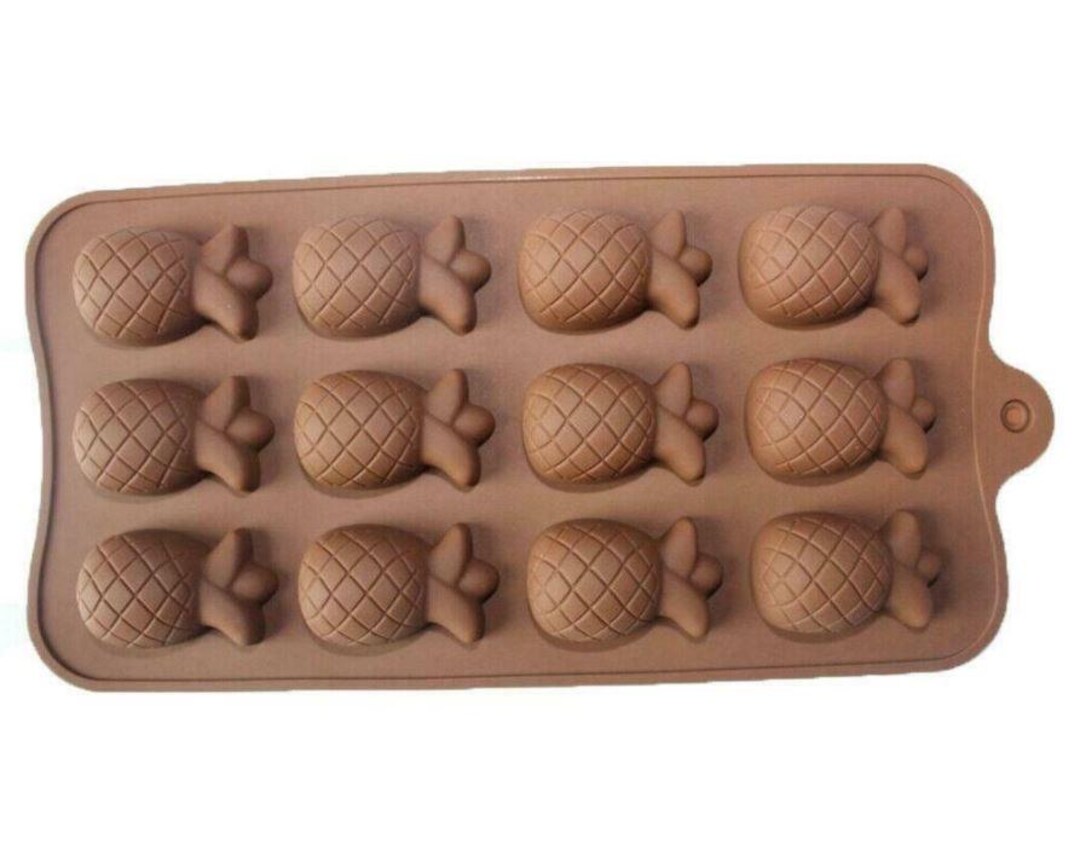 3D Pineapple Silicone Fondant Icing Mould Wedding Cake Mold Decoration ...