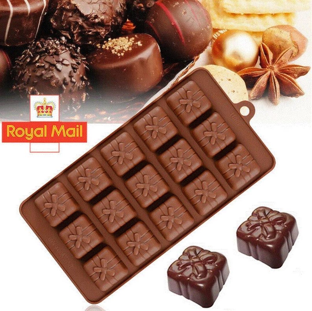 3D Gift Boxes Silicone Fondant Icing Mould Wedding Cake Mold Decoration ...