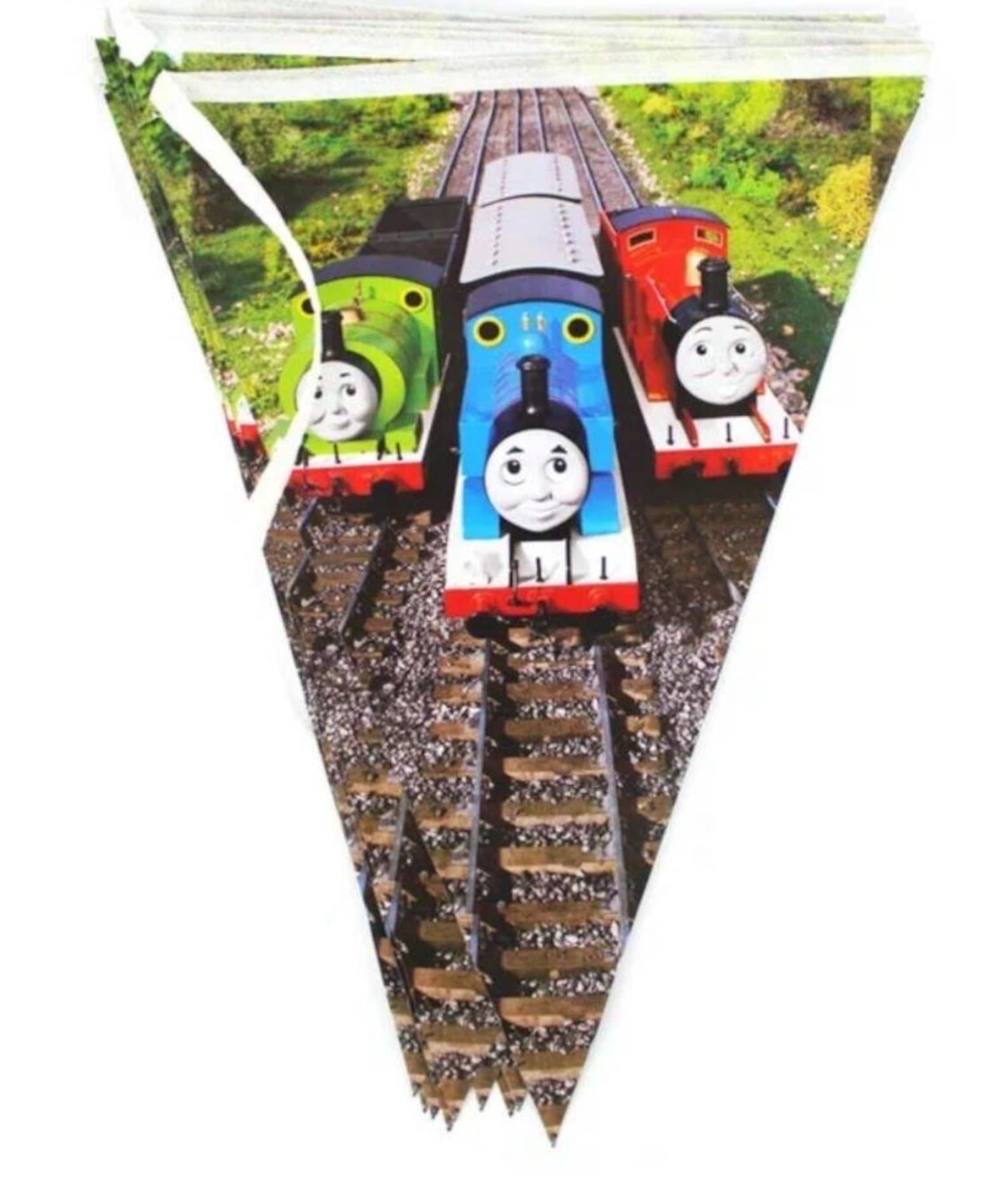Thomas the Tank Engine Themed Children Birthday Party Banner Bunting ...