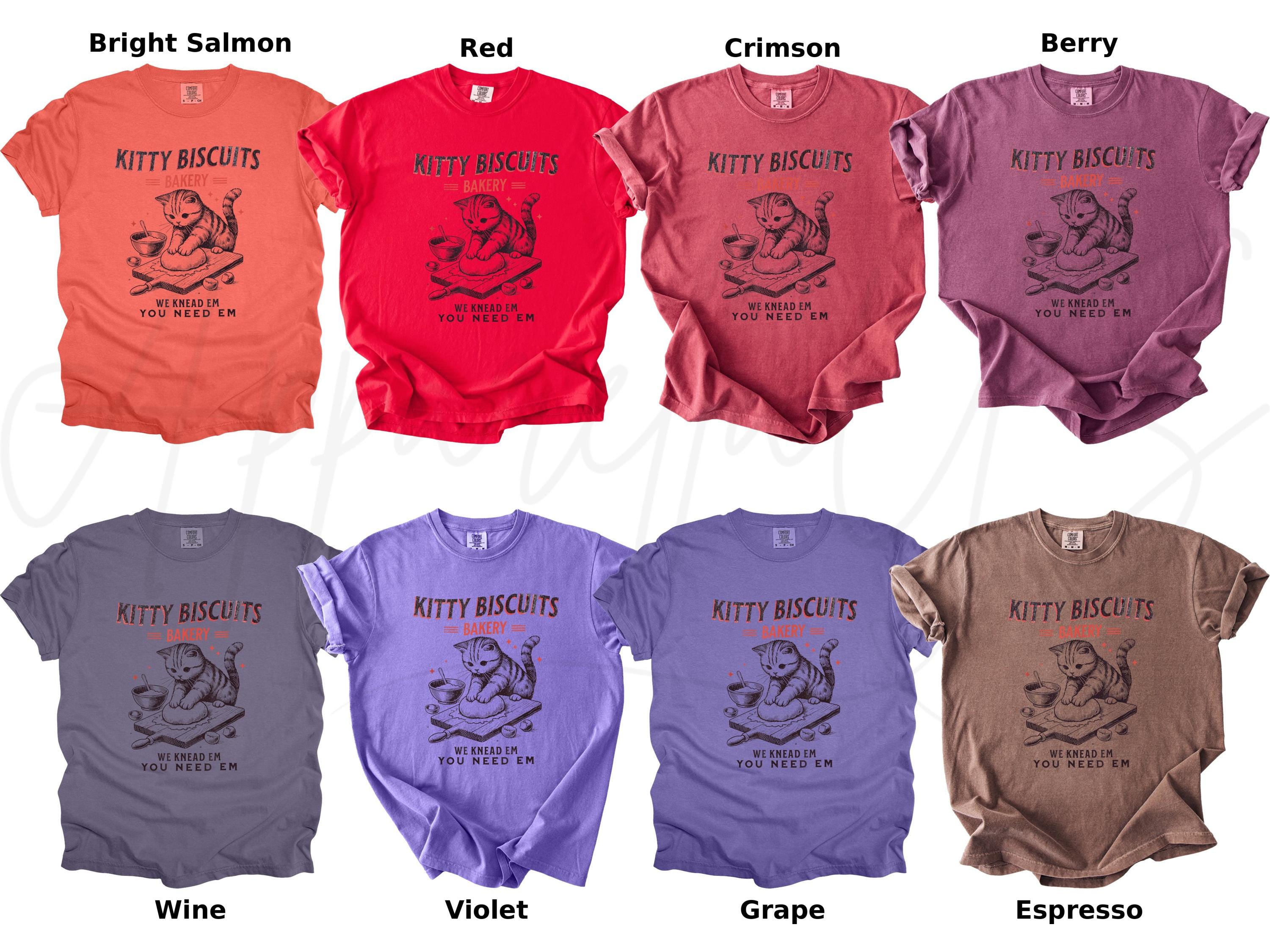 Comfort Colors® Funny Kitty Biscuits Bakery Shirt, We Knead Em You ...