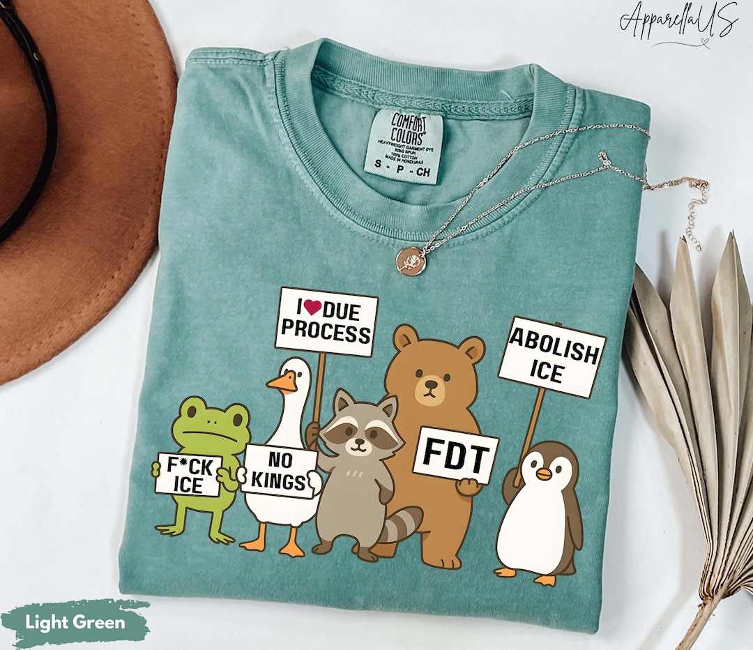 Comfort Colors® Defund ICE Shirt, Animals Protest Shirt, ICE Out of LA ...