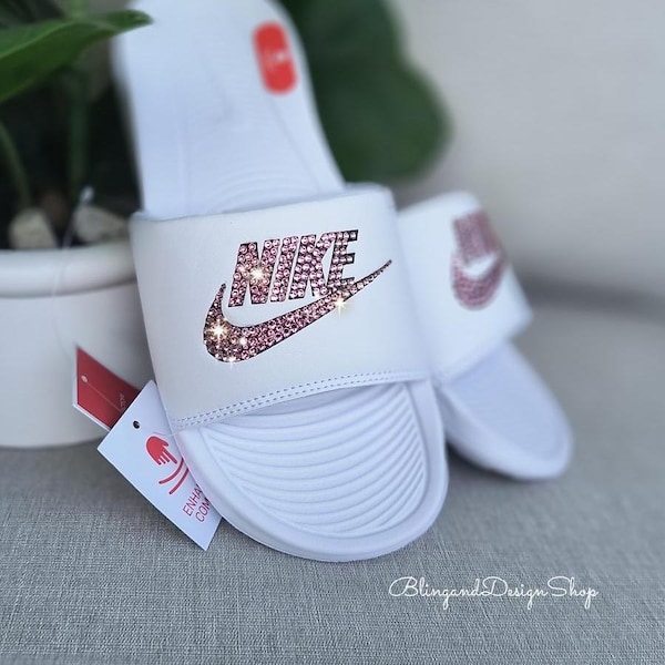 Nike Slides Custom - Etsy