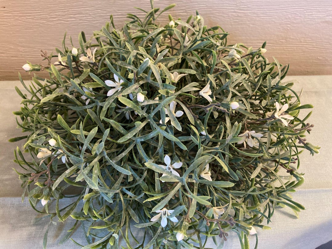 Wildflower Greenery Half-sphere, Greenery Half-round Bowl Filler Spring ...