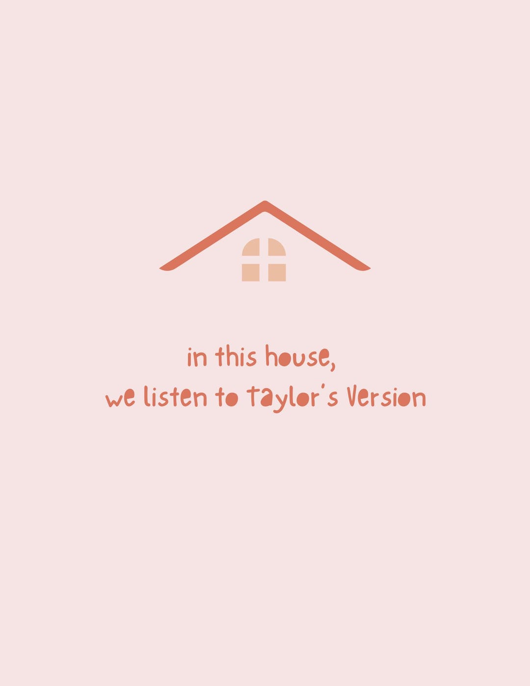 Taylor Swift Inspired Digital Print Taylor's Version in This House We ...