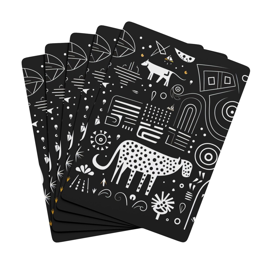 Artistic Playing Cards Set - Unique Designs for Poker Nights, Gifts for ...