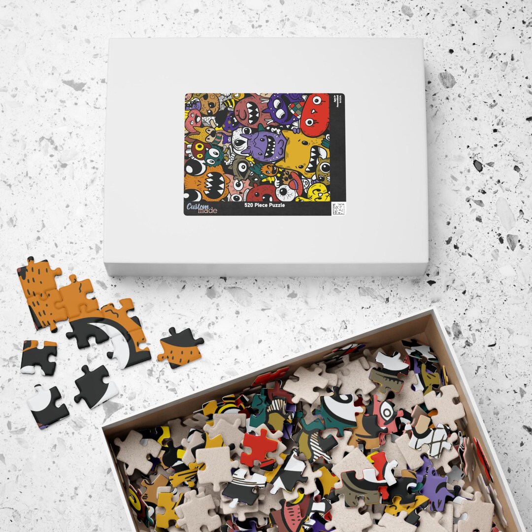 Whimsical Monster Puzzle - Fun 110-piece, 252-piece, 520-piece, 1014 ...