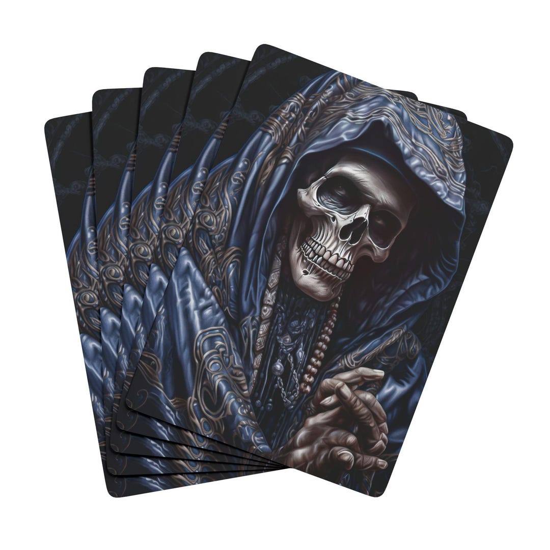 Poker Playing Cards, Scary Skull Poker Deck - Gothic Poker Cards ...