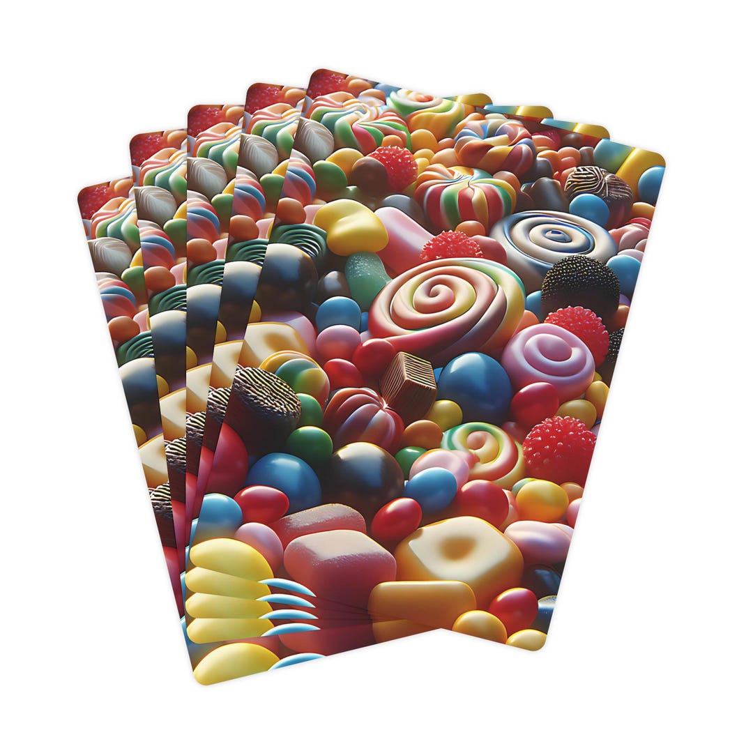 Colorful Sweets Playing Cards: UK Made Poker Deck - Etsy