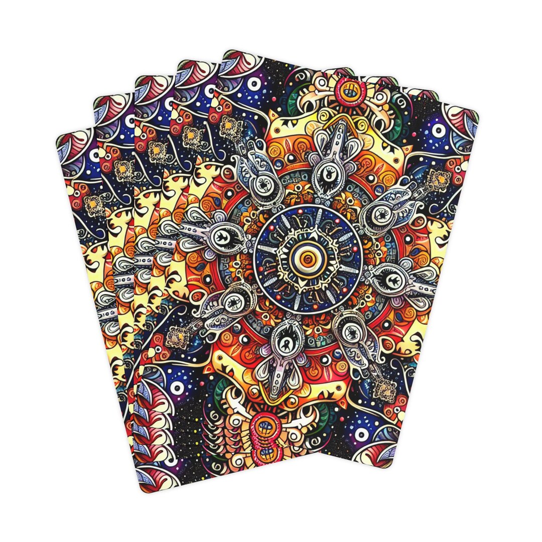 UK Made- Deco Poker Cards, Card Game Set, Vintage Playing Cards, Retro ...
