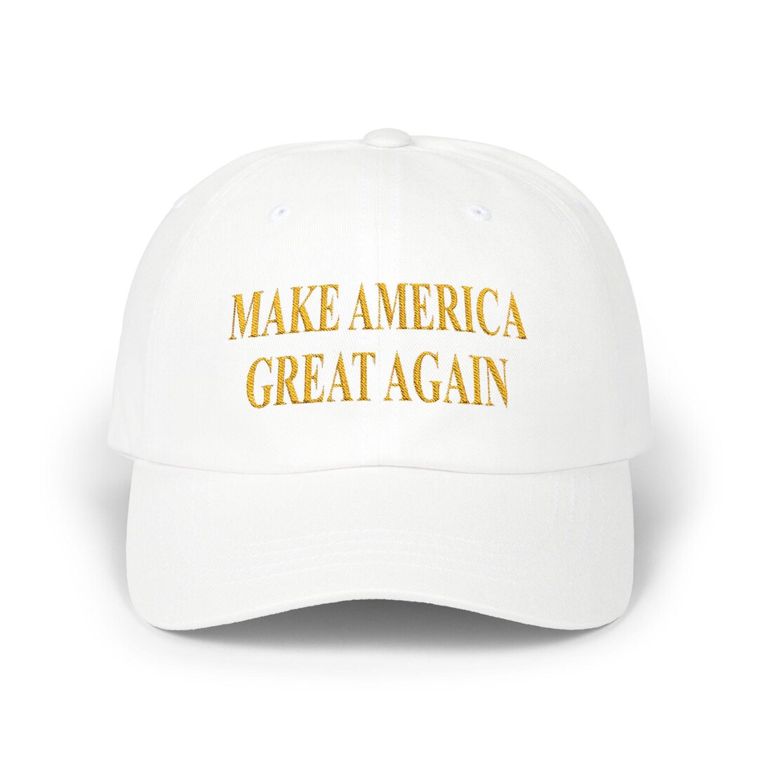 Elon Musk Black Trump Cap With Gold Lettering, Low Profile Baseball Cap ...
