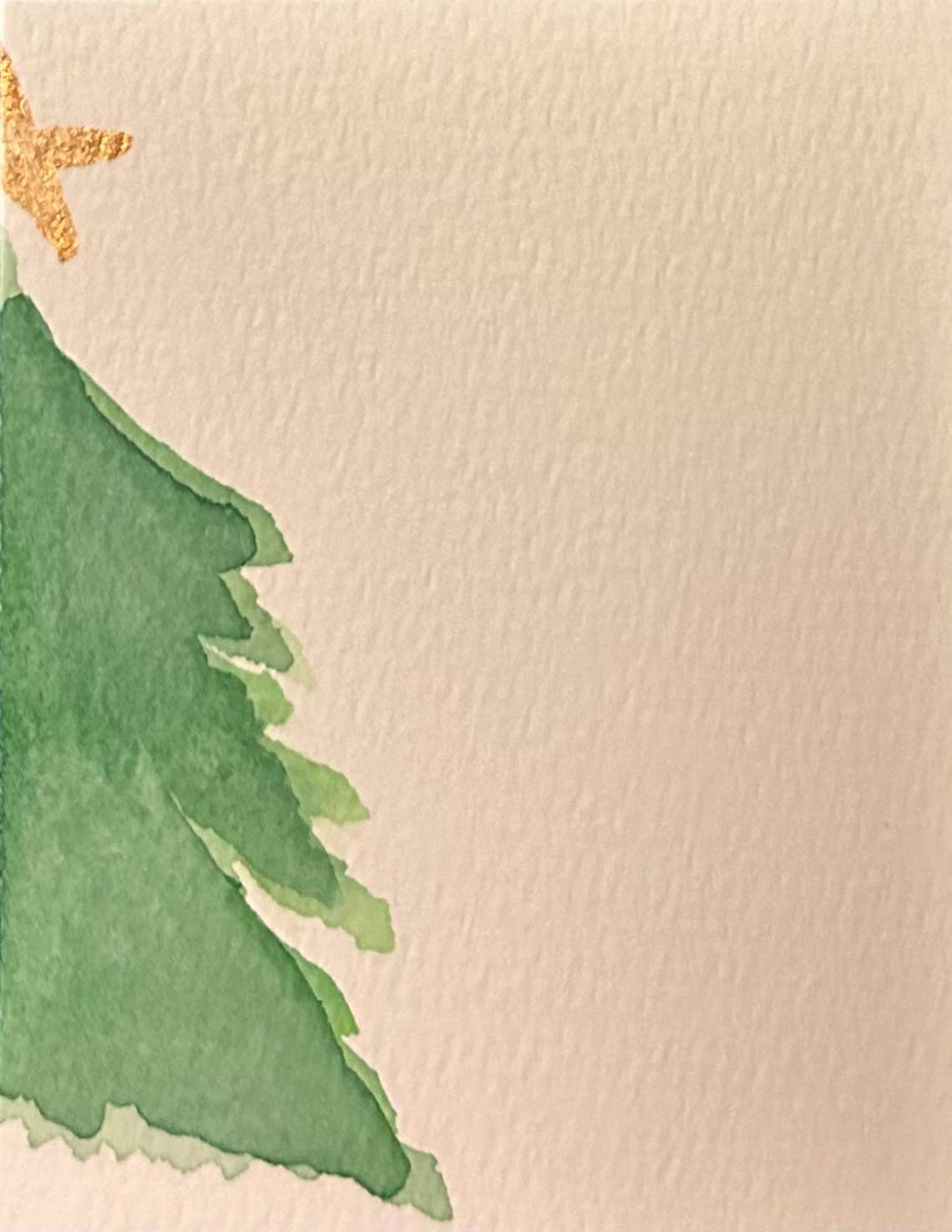 Hand Painted Gift Tag | Christmas Gift Tag | Unique Holiday Gift Tag - Etsy