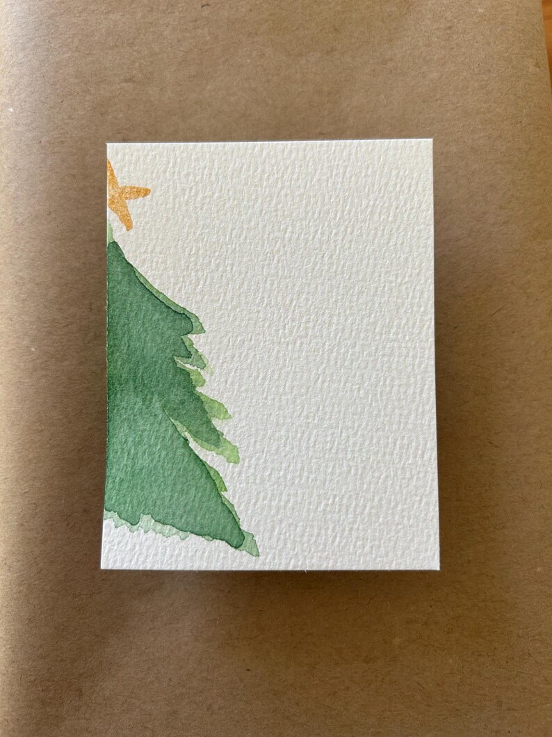 Hand Painted Gift Tag | Christmas Gift Tag | Unique Holiday Gift Tag - Etsy