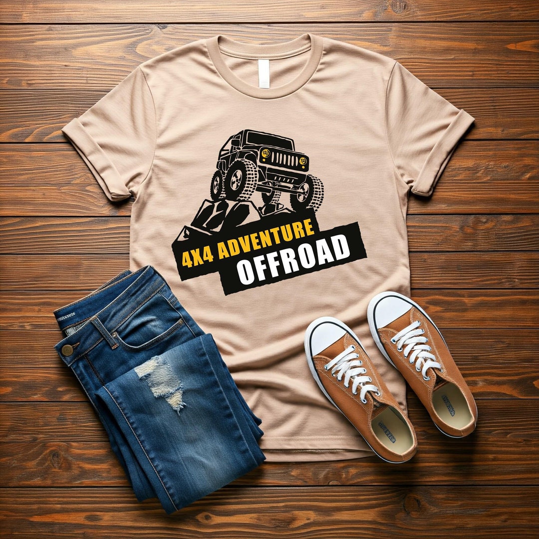 4x4 Adventure Offroad T-shirt, Jeep Lover Gift, Unisex Off-road Graphic ...