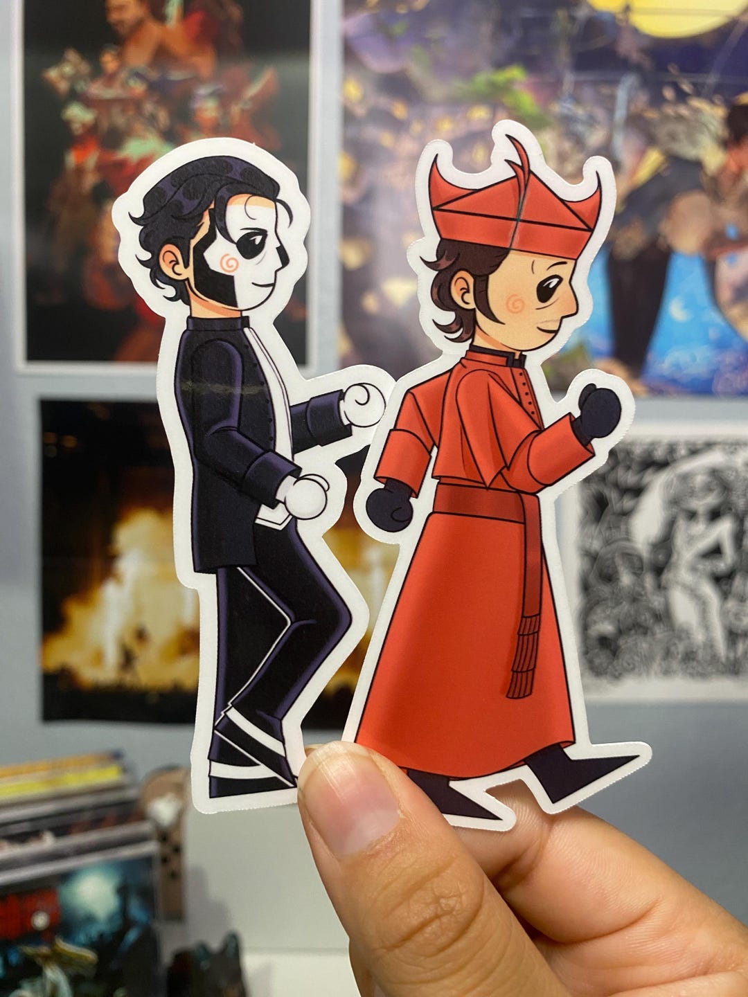 Ghost Terzo & Cardinal Copia Marching Stickers - Etsy