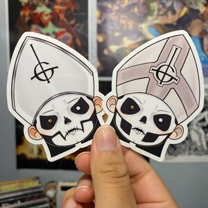 Ghost Band Stickers - Etsy