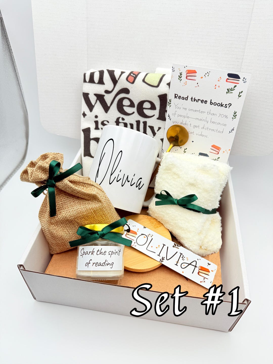 Book Gift Box, Gift Box With Book, Metal Bookmark Book Gift Box Hygge ...
