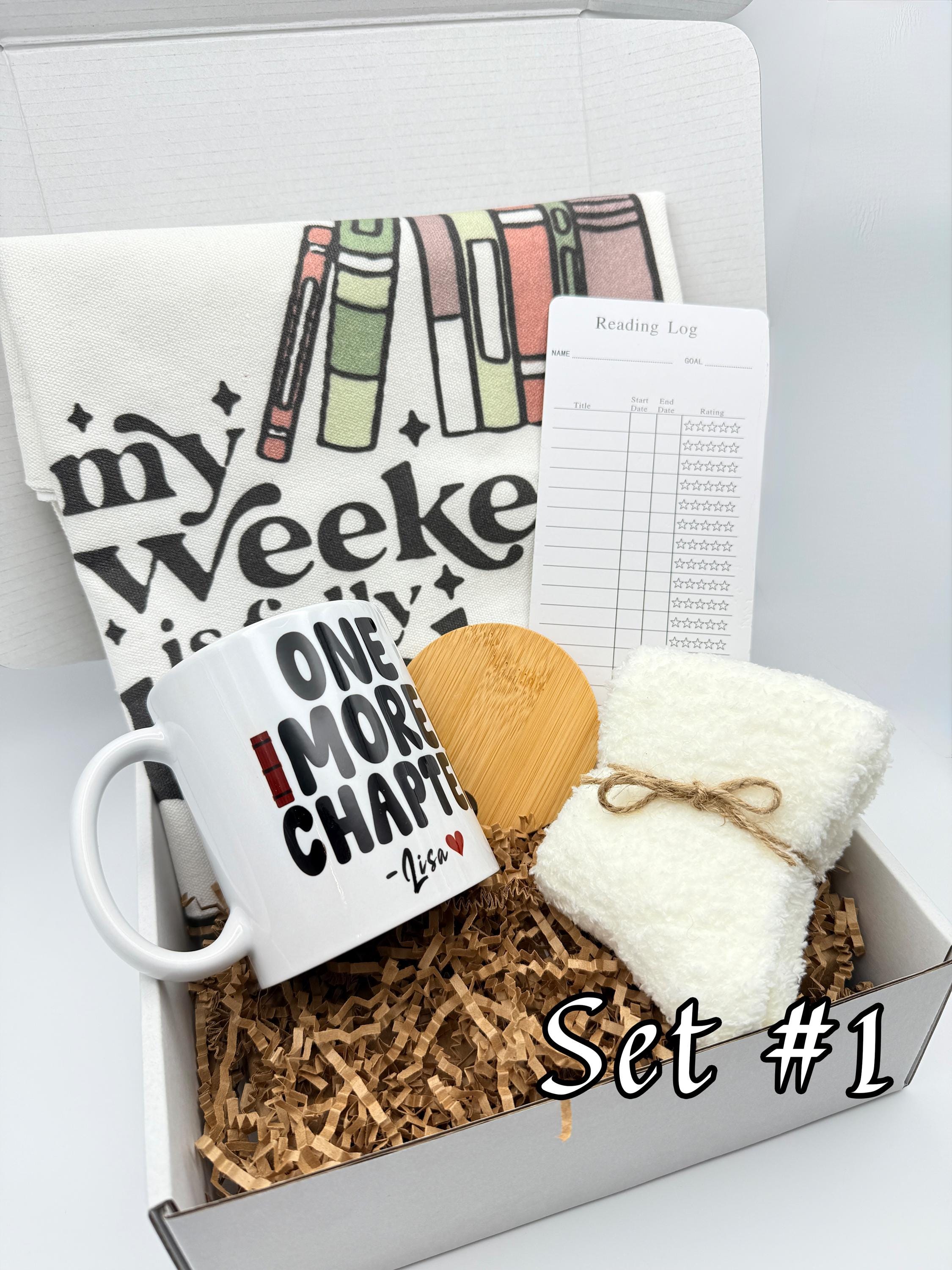 Book Lover Gift Box, Book Lover Mug Custom Gift Hygge Gift Personalized ...