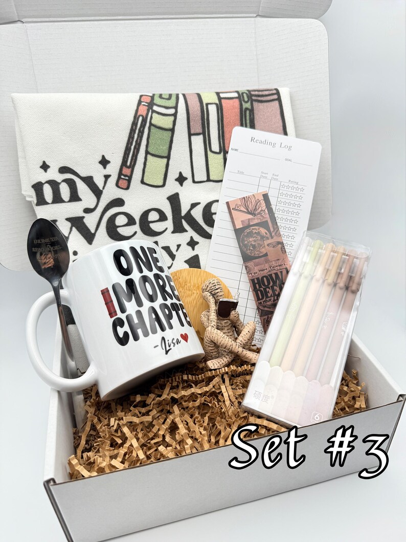 Book Lover Gift Box, Book Lover Mug Custom Gift Hygge Gift Personalized ...