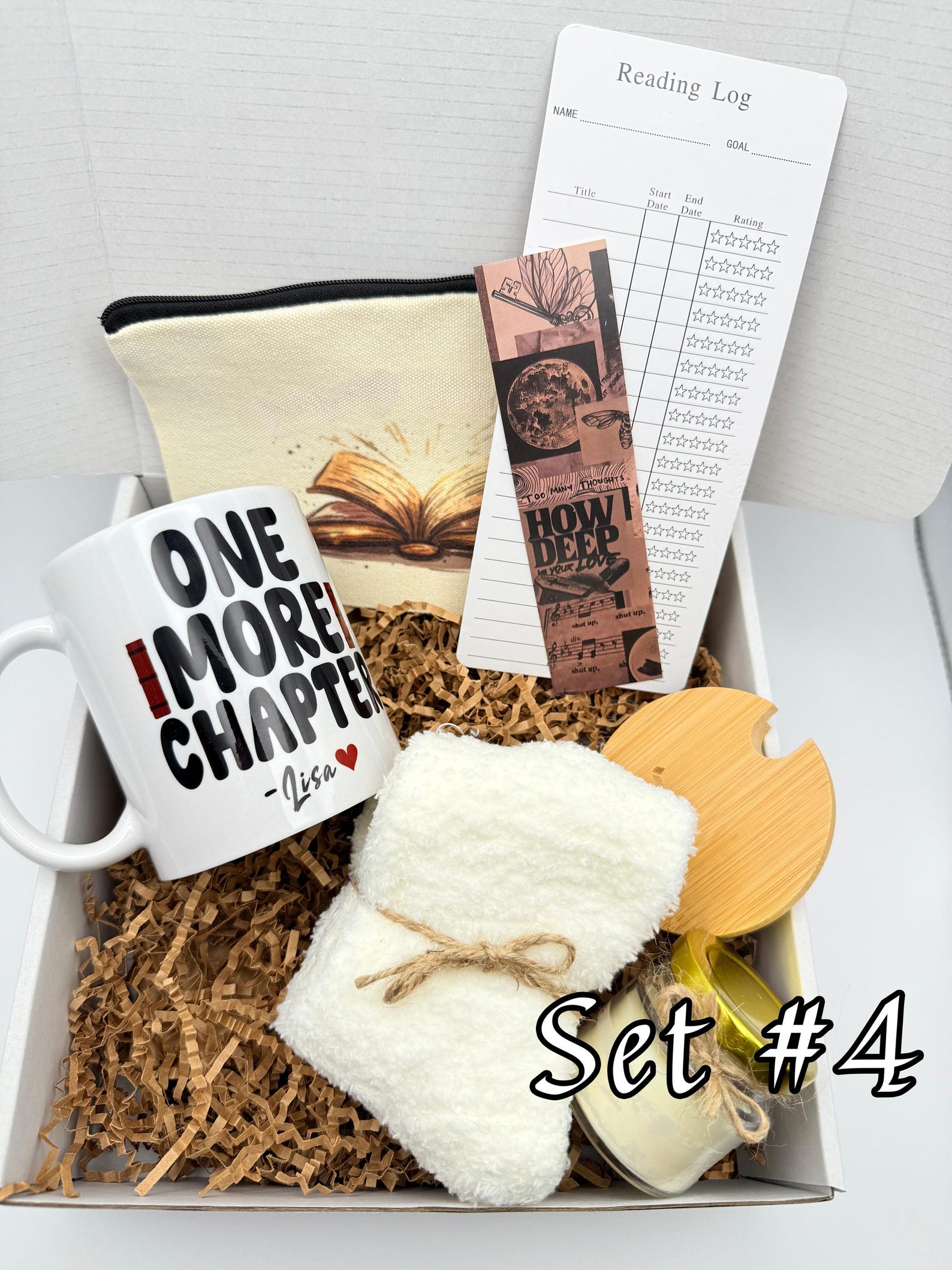 Book Lover Gift Box, Book Lover Mug Custom Gift Hygge Gift Personalized ...