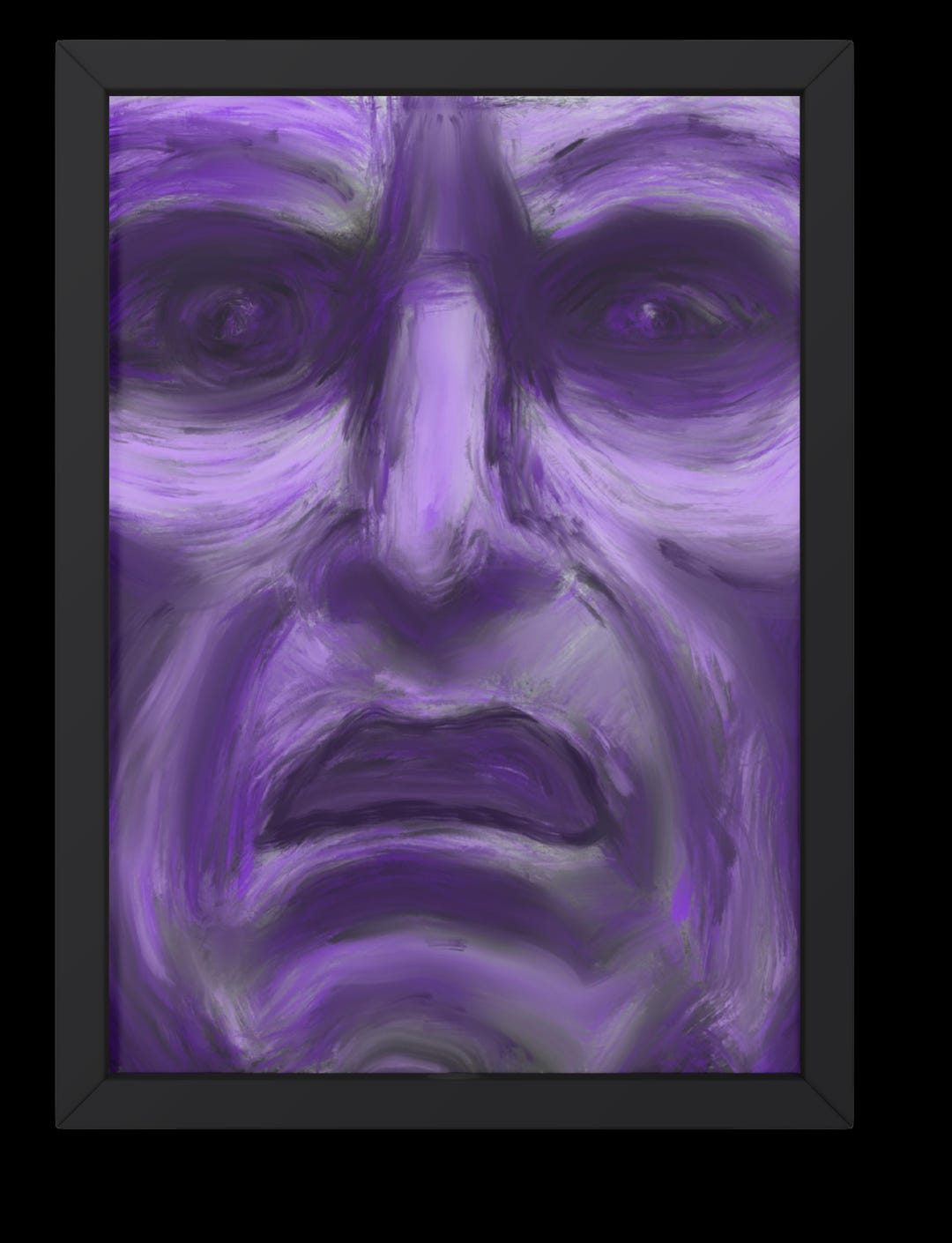 GRUMPY OLD MAN, Digital Art Print, Poster Art,modern Art, - Etsy