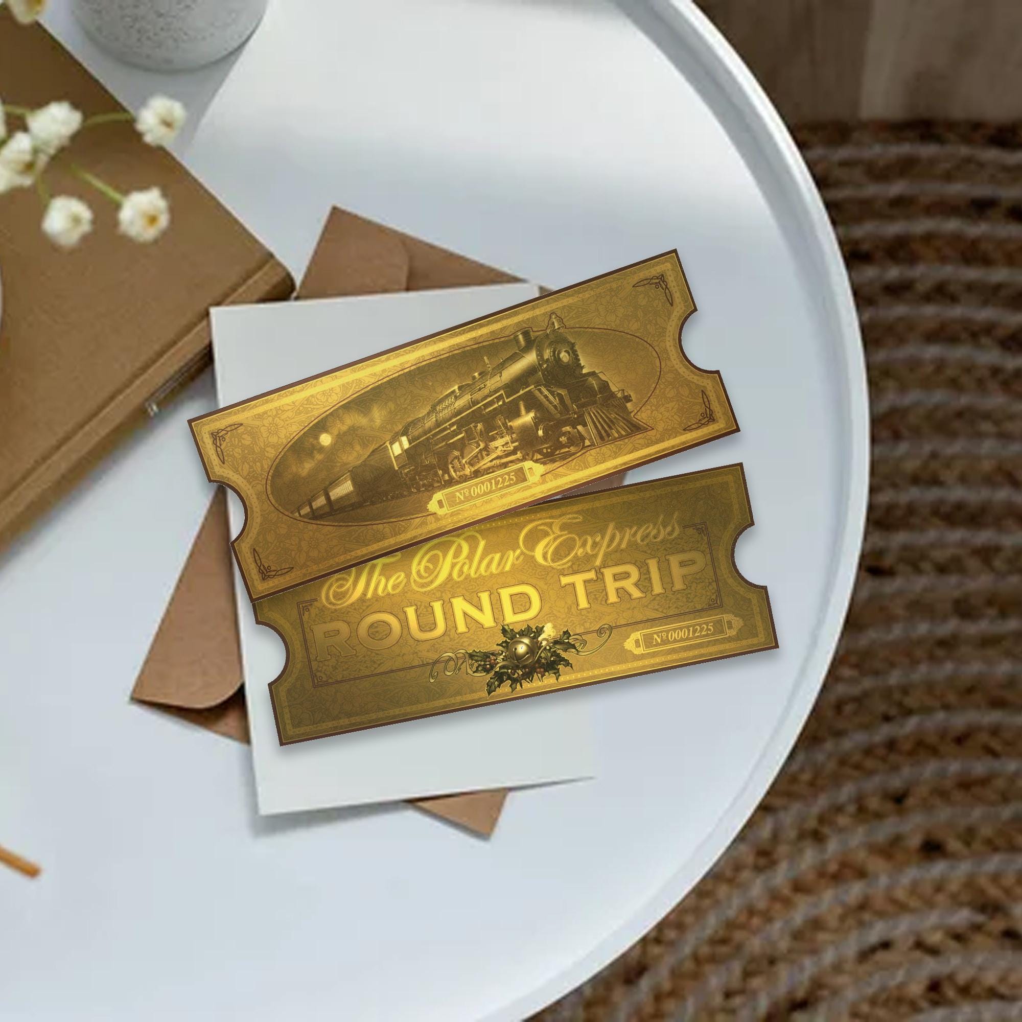 Personalized Polar Express Ticket Printable | North Pole Ticket | Canva ...